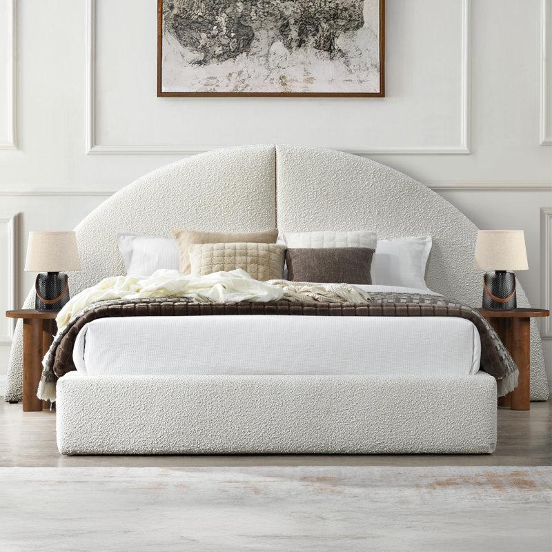 Kulyu Arch Luxuruios Upholsherd Bed – On Wood Products